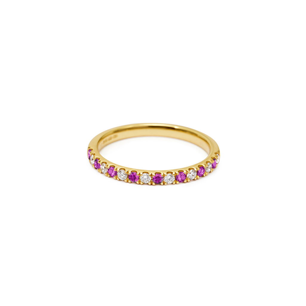 Castle Set Eternity Ring | Rings | Sophie Breitmeyer